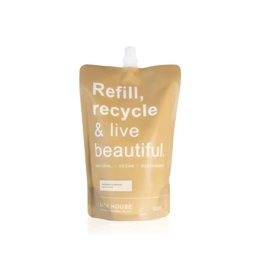 Bath House Hand Lotion Refill - Bamboo & Jasmine – ROMY